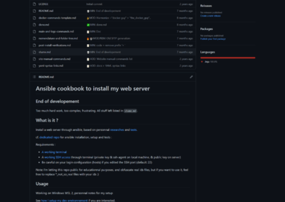 Refonte de serveur / Maxime Chevasson / Dev web++